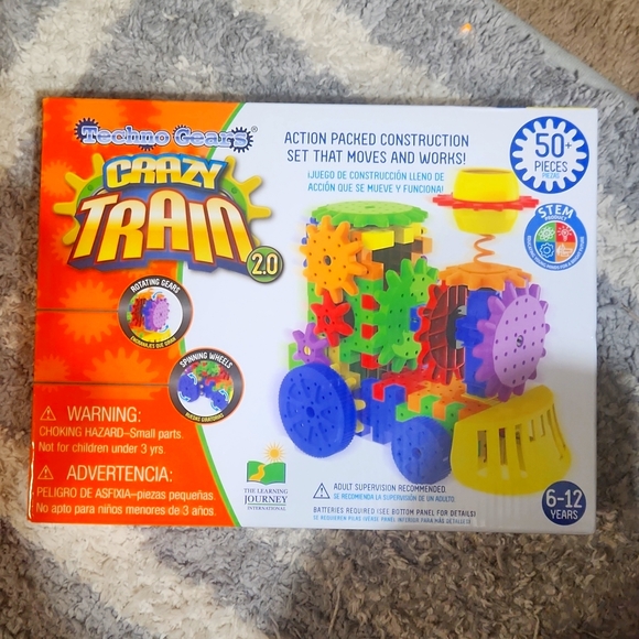Techno Gears | Toys | Techno Gears Stem Construction Set Crazy Train 5 ...